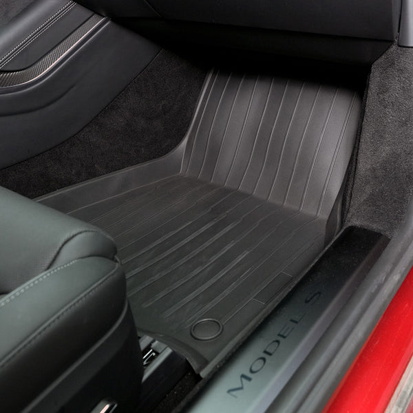 Tesla Model S 2021 All Weather Floor Mats Ultimate Protection TESBROS